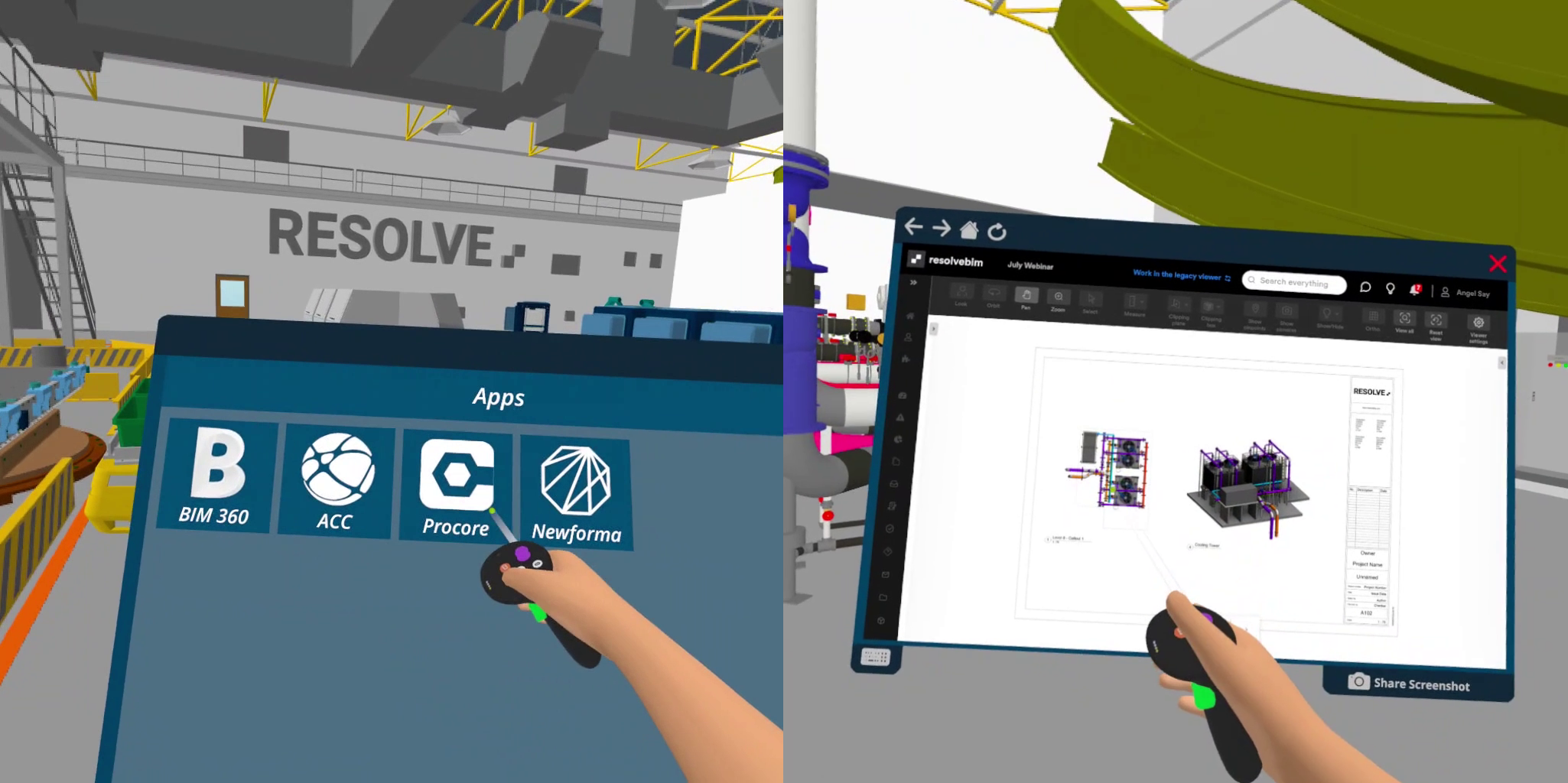 New Feature: App Portal to access construction apps in VR